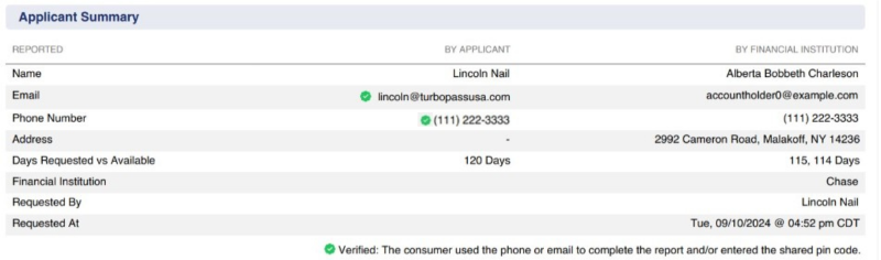Verify Consumer Phone Number with Bravo Reports